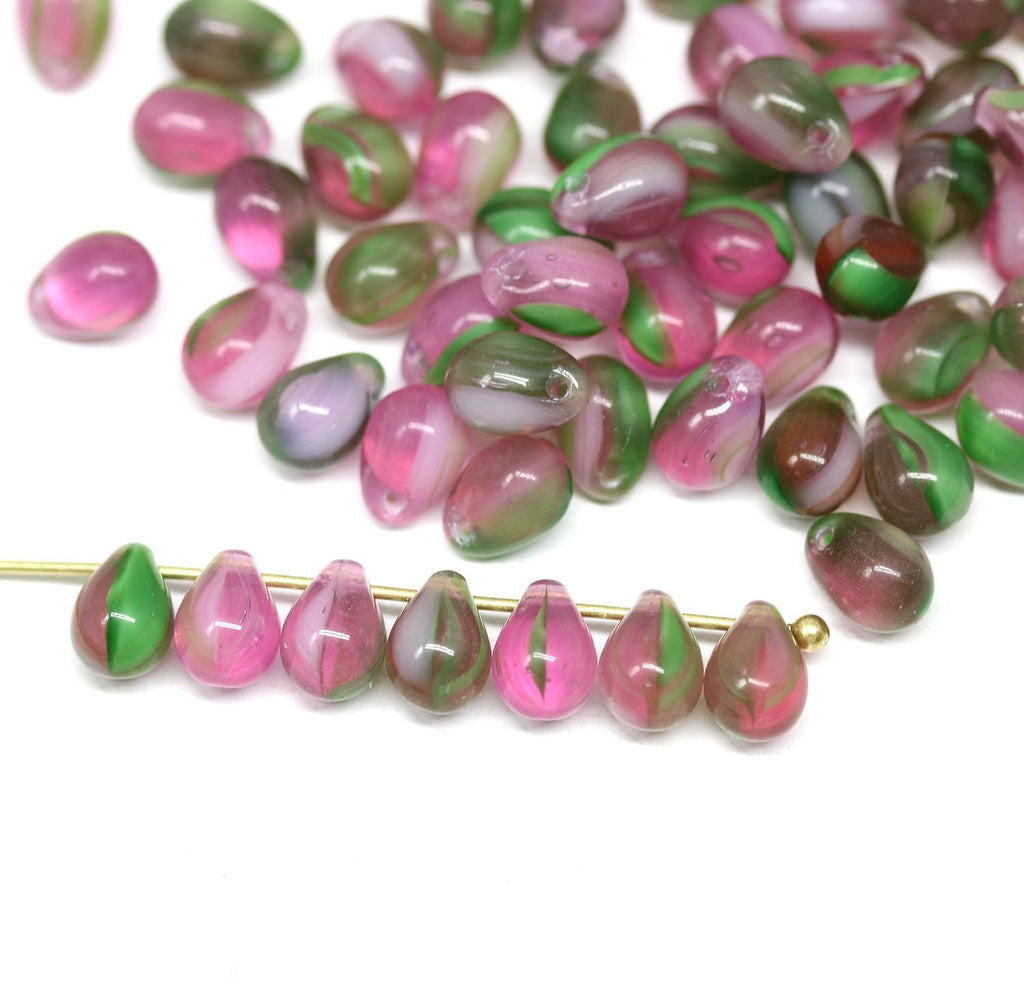 5x7mm drops – MayaHoney beads